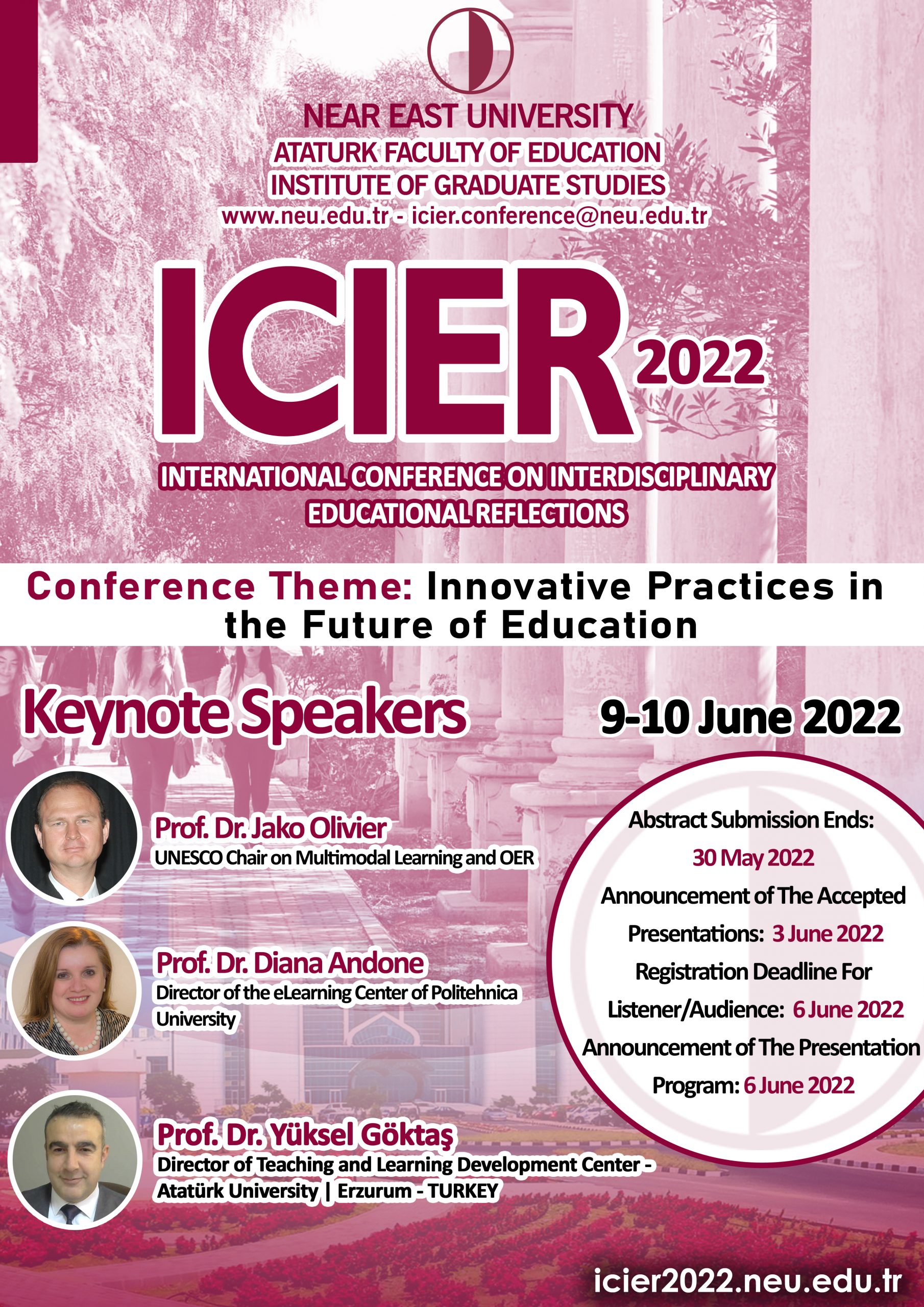 International Conference on Interdisciplinary Educational Reflections ...